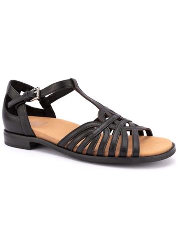 Silver Lining Bianca Sandal Black - HBE-7953 – The Happy Shoe Shop